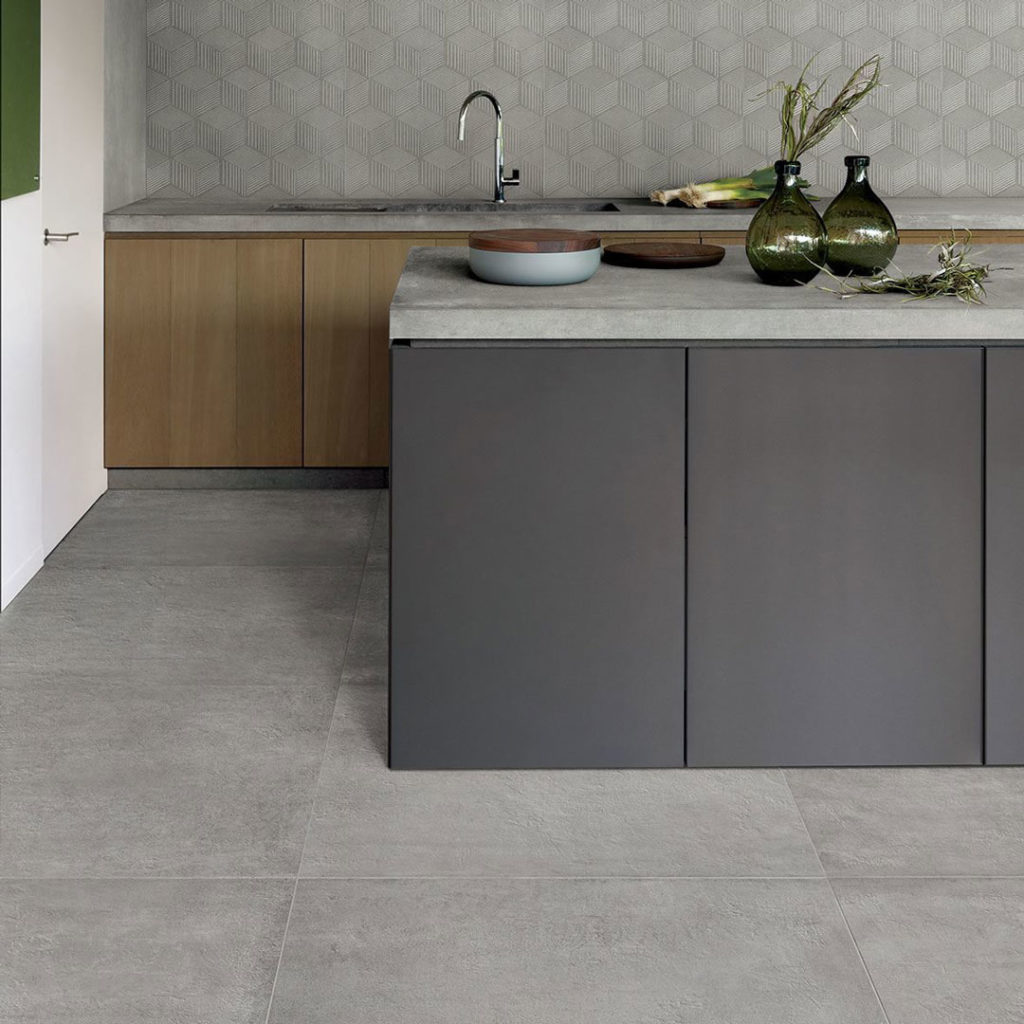 Kronos Ceramiche MAXI 6 mm. Prima Materia Cemento - Meine Fliesen.